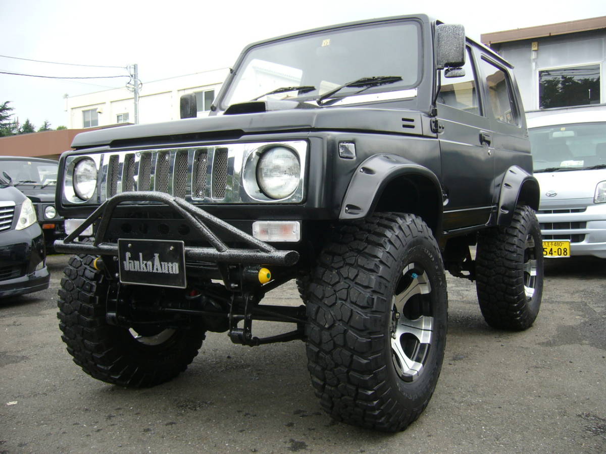 【走行距離 158,920 km】美車 カスタム多数 ジムニー JA11V改 リフトアップ 5速 エアコン パワステ付の落札情報詳細 - ヤフオク落札価格検索 オークフリー