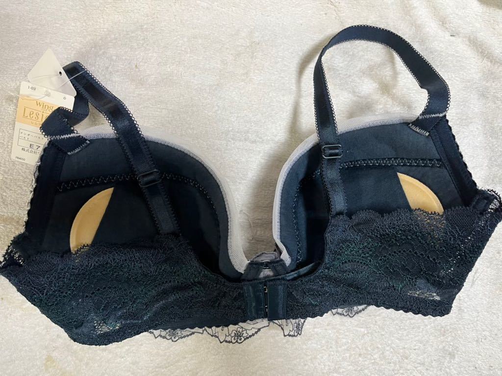 【未使用】新品☆wingレジアージュ4050シリーズ 3/4カップブラ グレイッシュブルー E75サイズ♪おすすめ の落札情報詳細| ヤフオク落札価格情報 オークフリー