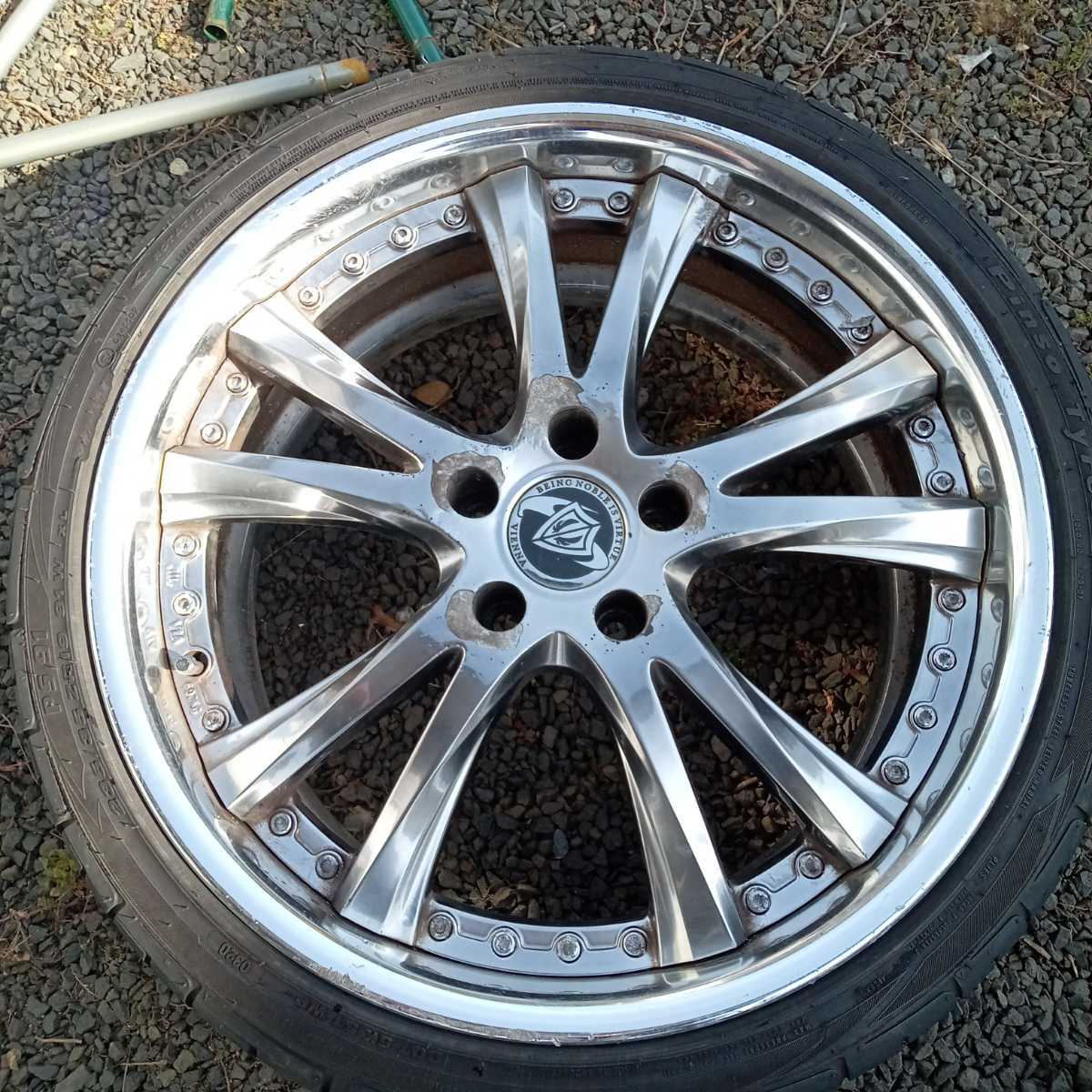 【全体的に状態が悪い】4本セット19×8.5j+38 19×9.5j+43 PCD114.3 5穴 ピンソ 235/35ZR19 ヴィエナメリージア SSRの落札情報詳細 - ヤフオク落札価格 ...