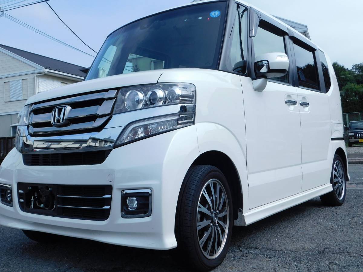 【走行距離 115,900 km】N-BOXカスタムGターボ。H28年式JF1最終後期型。無事故実走行,豪華装備車両。車検整備点検済み令和6年11月まで継続車検ありの落札情報詳細 - ヤフオク ...