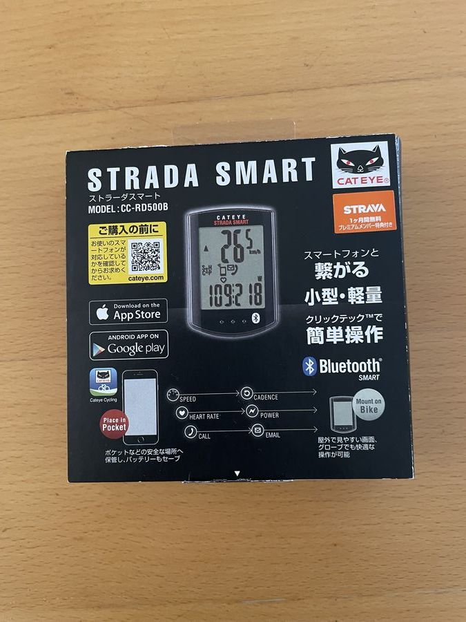 【未使用に近い】CATEYE キャットアイ ストラーダスマート STRADA SMART CC-RD500B 新品ですが開封済 の落札情報詳細| ヤフオク落札価格情報 オークフリー