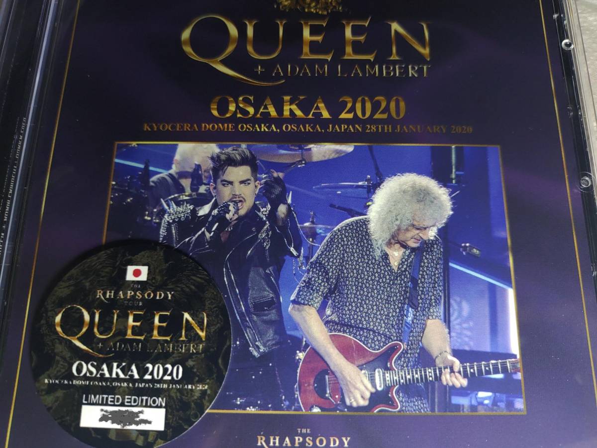 【未使用に近い】クイーン 2020年 大阪 来日公演 Queen Live At Japan Kobe Adam Lambertの落札情報詳細 ...