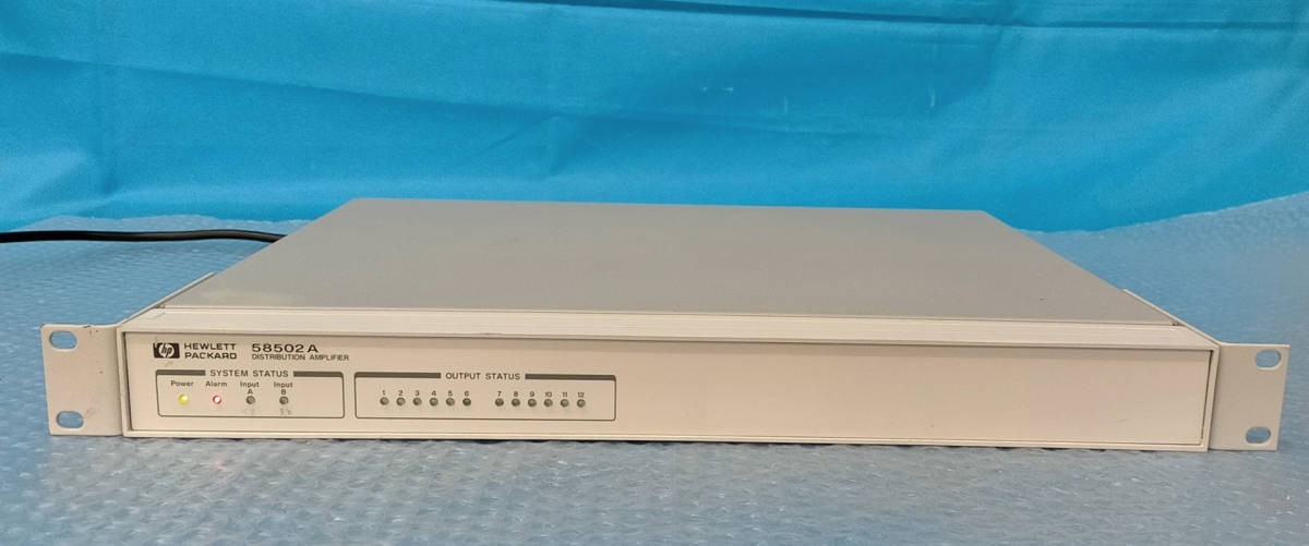 【傷や汚れあり】[CK3204] HP Symmetricom 58502A ブロードバンド分配増幅器 Broadband ...