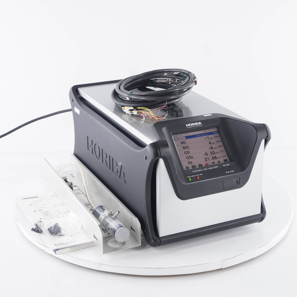 【傷や汚れあり】[JB]USED PG-350 HORIBA PORTABLE GAS ANALYZER ポータブル...[04332 ...