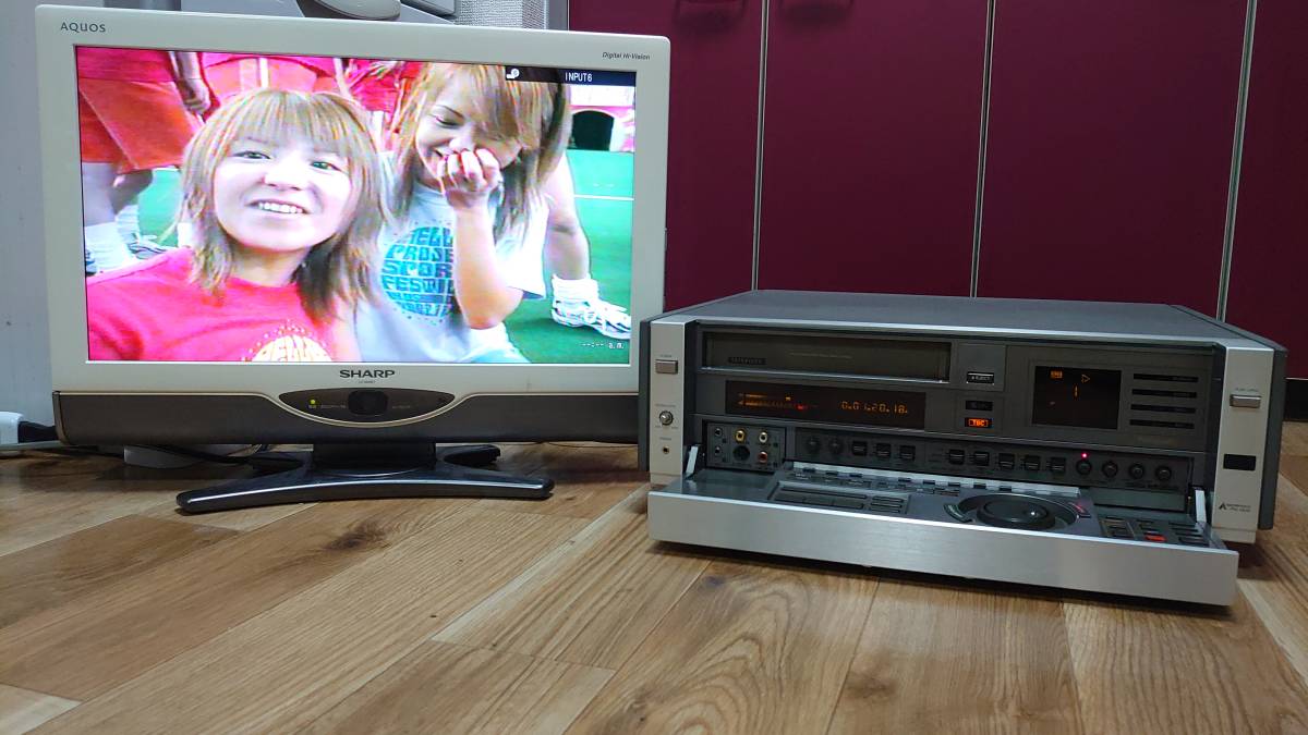 【やや傷や汚れあり】PANASONIC VIDEO CASSETTE RECORDER NV-V10000 S-VHS VIDEO ...