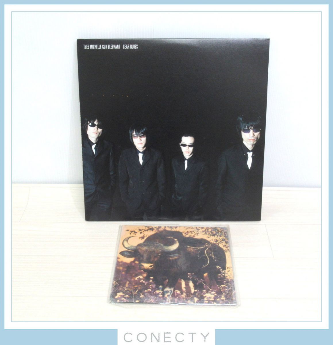 【やや傷や汚れあり】2LP レコード THEE MICHELLE GUN ELEPHANT / GEAR BLUES/COJA-50019 ...
