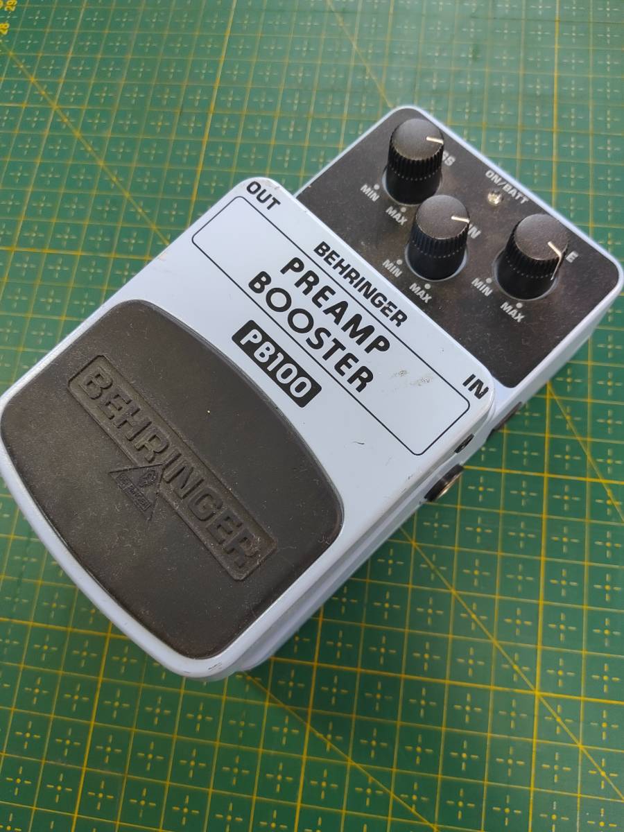 【傷や汚れあり】Behringer pb100 preamp boosterの落札情報詳細 - ヤフオク落札価格検索 オークフリー