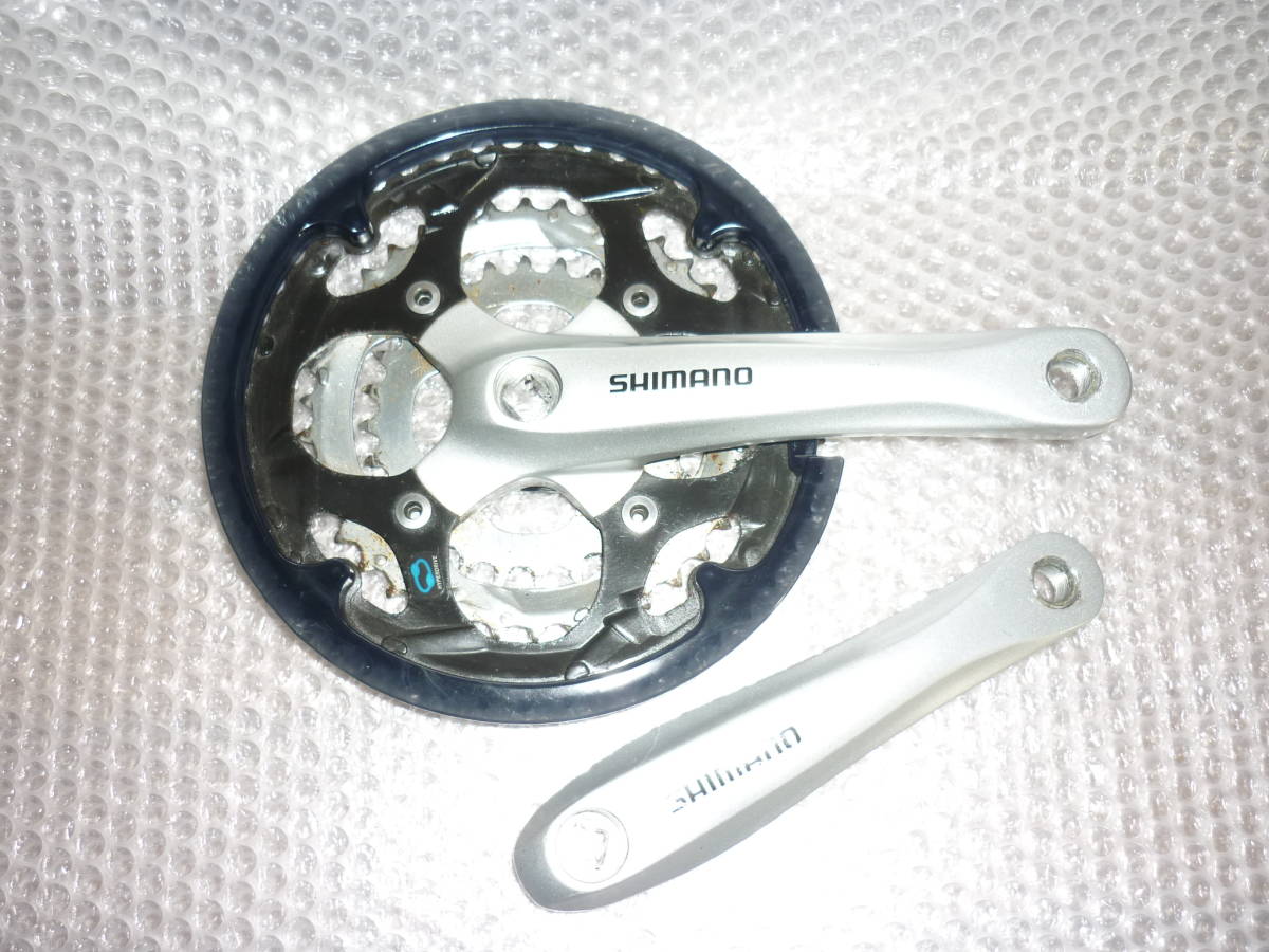 【やや傷や汚れあり】シマノ SHIMANO FC-M341 FC FD VIA L/R クランク 170 SG-X HG Z-48.38 ...