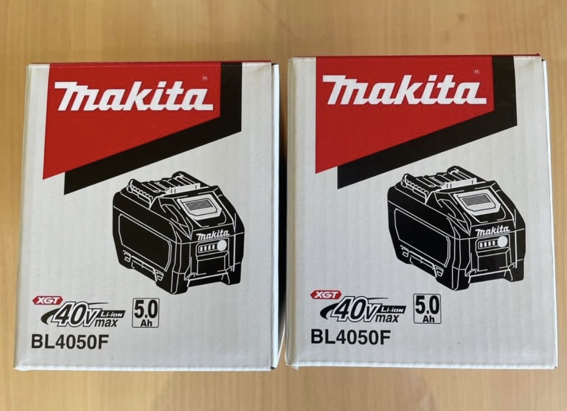 【未使用】(4822) 新品 makita マキタ 純正 バッテリ 40V 5.0Ah BL4050F 飛行機マーク 雪マーク の落札情報詳細 ...