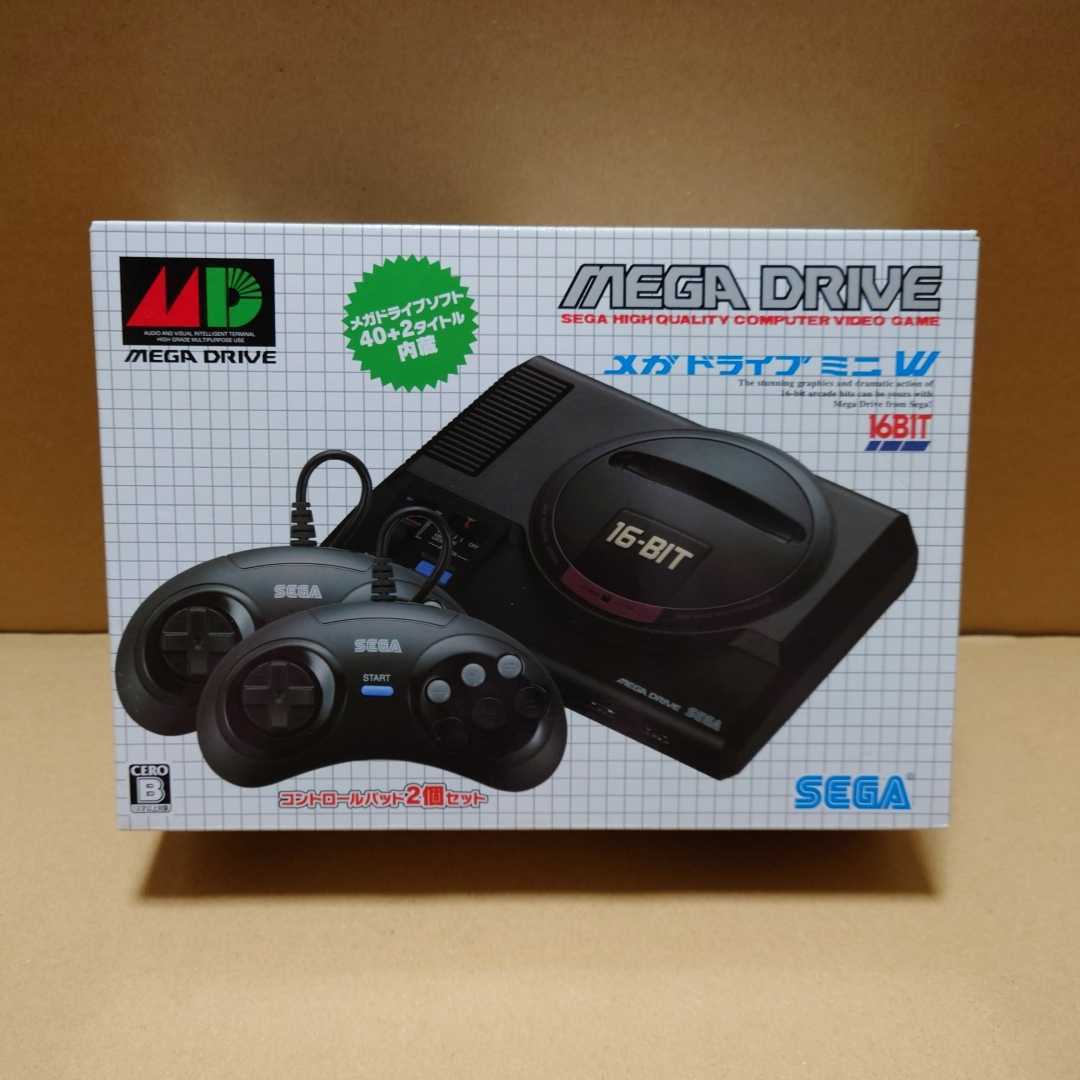 【未使用】新品未開封 SEGAメガドライブミニW コントロールパッド2個セット メガドライブソフト40+2タイトル内蔵 MEGA DRIVE MINI MD GENESIS セガ の落札情報 ...