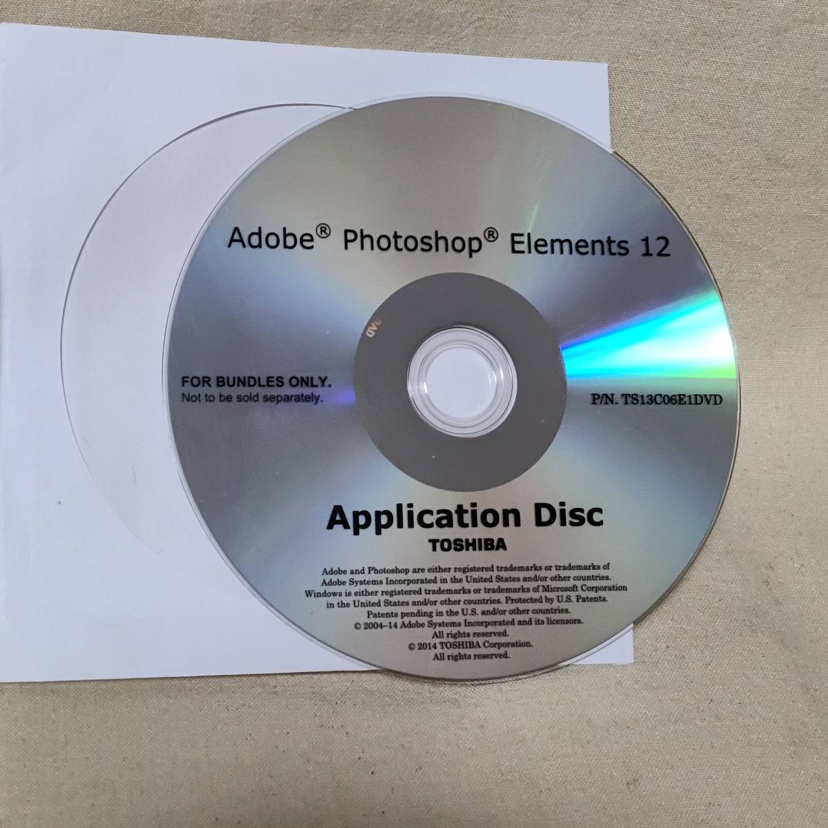 【目立った傷や汚れなし】【2214PS】Adobe Photoshop Elements 12 Application Disc ...