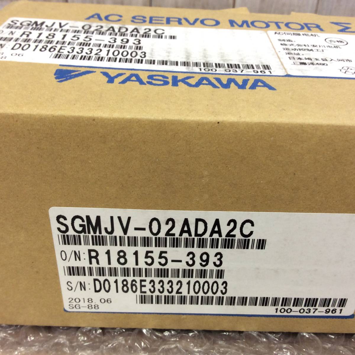 【未使用】【AH-9040】 ★送料無料★ 未使用品 YASKAWA 安川電機 回転形サーボモータ SGMJV-02ADA2Cの落札情報詳細 ...