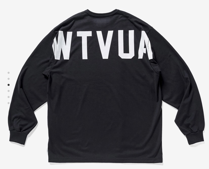 【未使用に近い】WTAPS 2021 AW STENCIL LS サイズS BLACK DESIGN BLANK JUNGLE INSECT ...