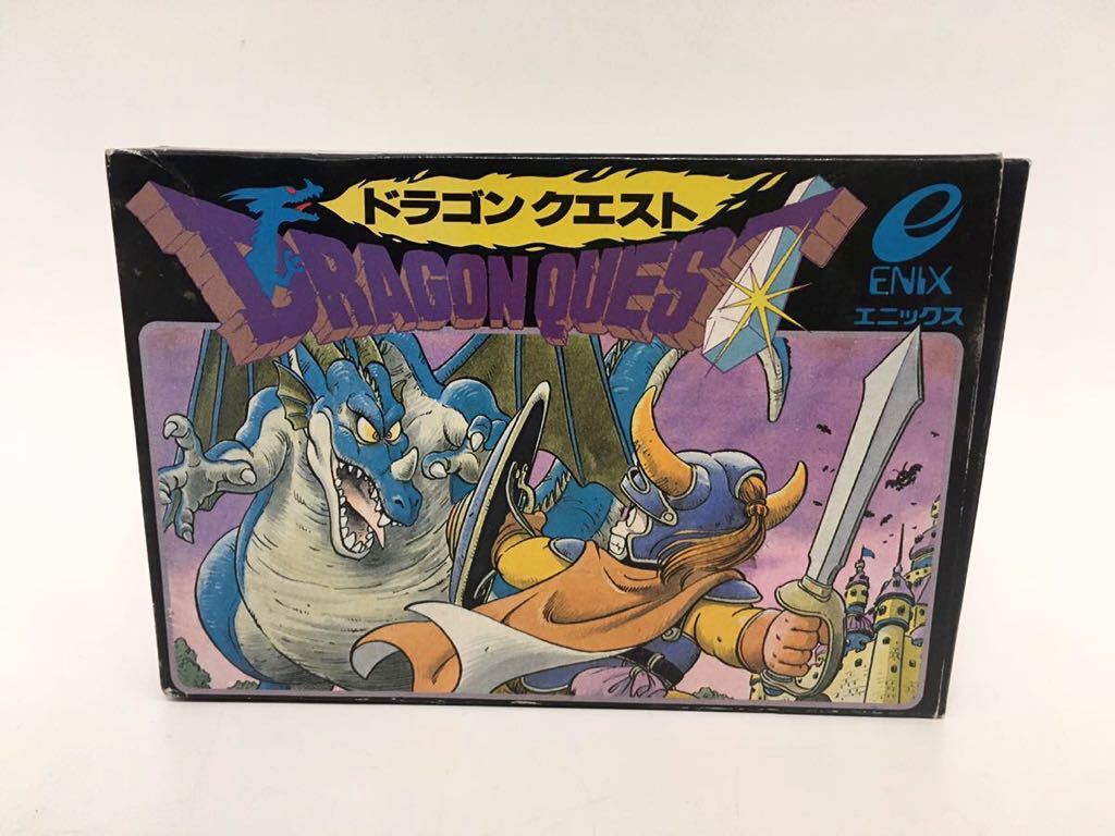 【やや傷や汚れあり】k11-77 任天堂 ファミコンソフト＜ドラゴンクエスト DRAGONQUEST＞ドラクエ ファミリコンピューター ENIX 鳥山明 EFC-DQ の落札情報詳細 ...