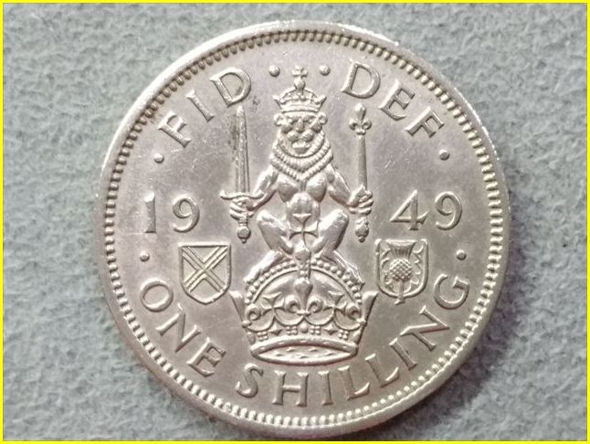 【傷や汚れあり】【イギリス 1シリング 硬貨/1949年】 英国 ONE SHILLING 白銅貨/ジョージ6世/旧硬貨/コイン/古銭の落札情報詳細 - ヤフオク落札価格検索 オークフリー