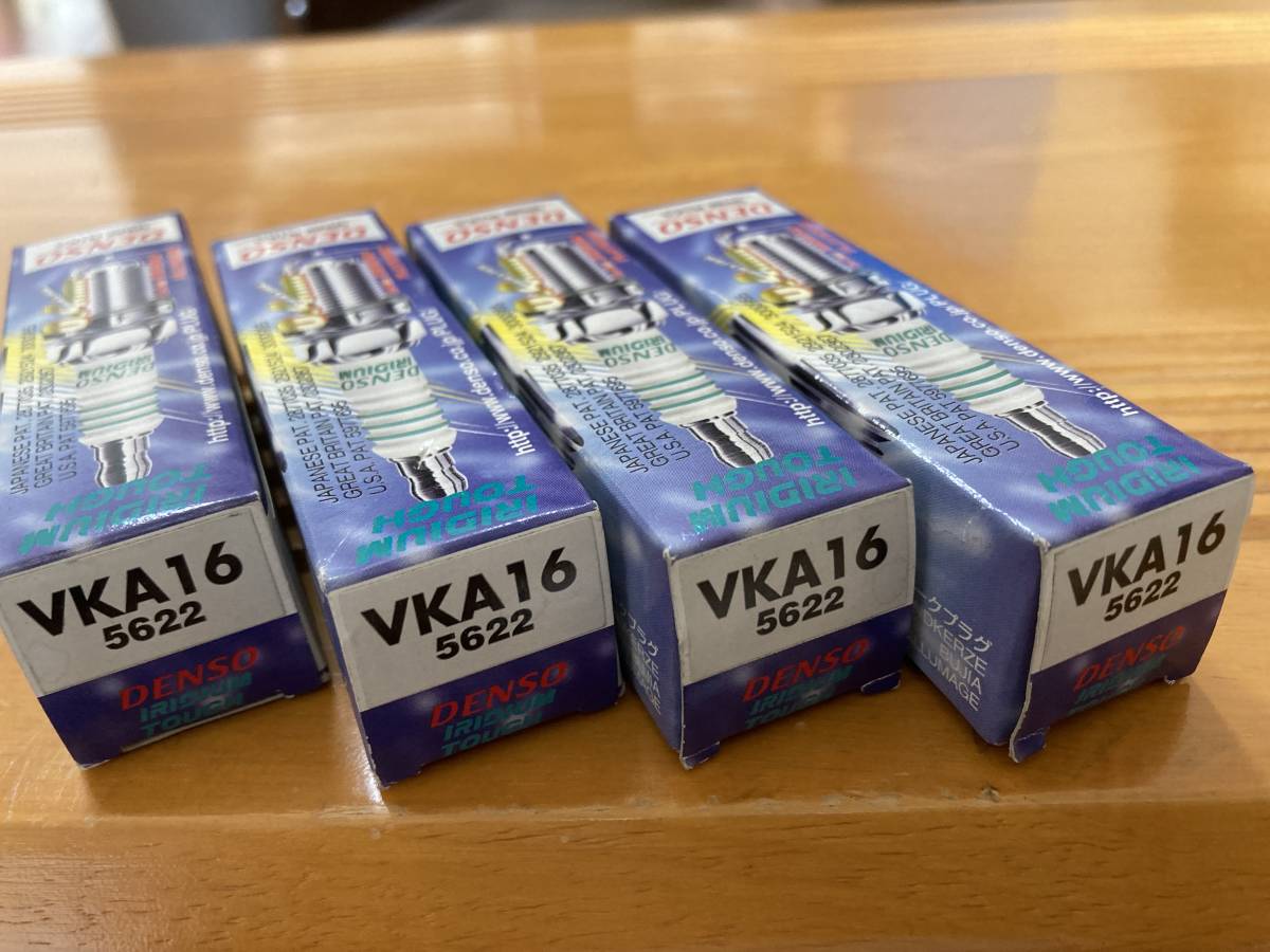【未使用】【未使用】 DENSO ★ デンソー IRIDIUM TOUGH イリジウム タフ プラグ VKA16 5622 4本セット 送料 ...