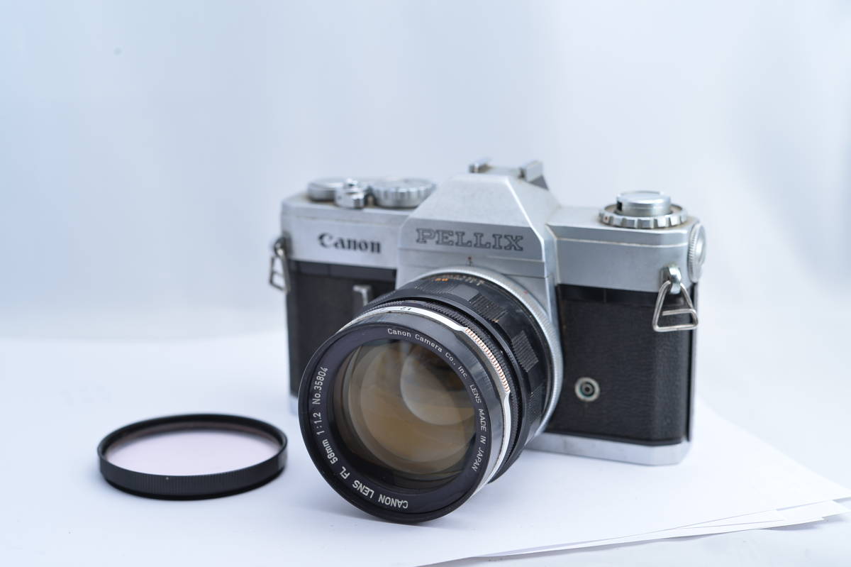 【傷や汚れあり】#4477 CANON PELLIX FL 58mm F1.2 キャノン 一眼レフフィルムカメラ レンズ付きの落札情報詳細 - Yahoo!オークション落札価格検索 オークフリー