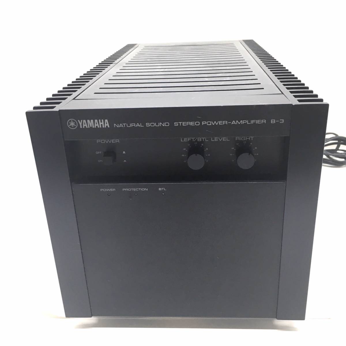 【やや傷や汚れあり】N688 YAMAHA パワーアンプ B-3 NATURAL SOUND STEREO POWER-AMPLIFIER の ...