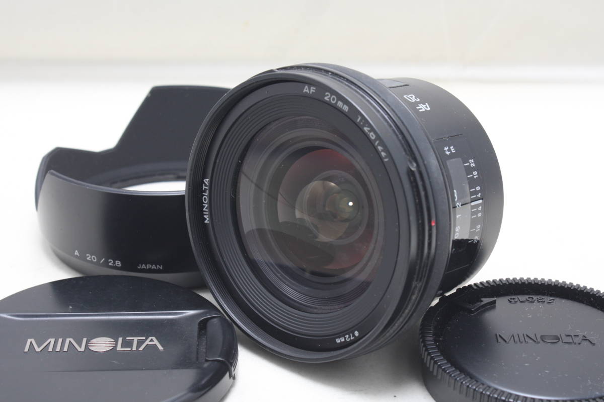 【傷や汚れあり】ミノルタ AF 20mm F2.8 NEWの落札情報詳細 - ヤフオク落札価格検索 オークフリー