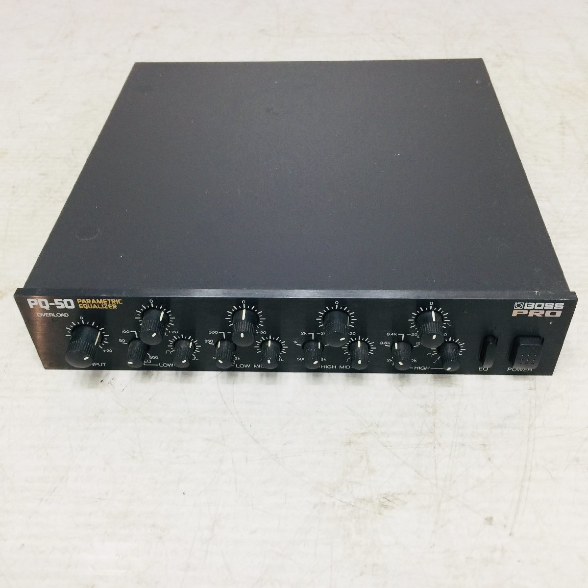 【傷や汚れあり】 【ジャンク品 通電OK】BOSS パラメトリックイコライザー PQ-50 (E3)T/g41214/4/1.2の落札情報詳細 - ヤフオク落札価格検索 オークフリー