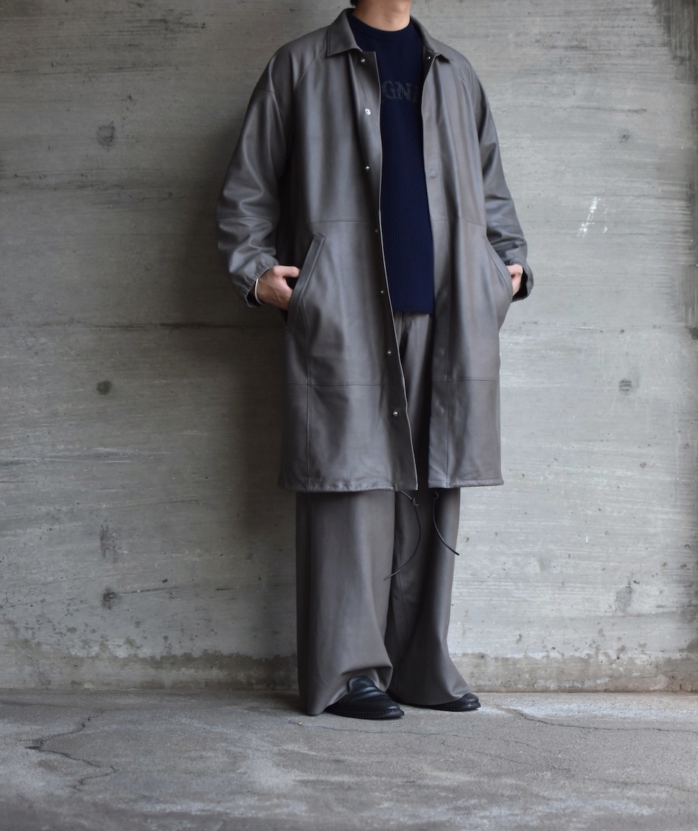 【未使用】定価160000円 新品 AUGUSTE PRESENTATION 両面銀面 ロング レザー コート AUCT002 オーギュストプレゼンテーション Lの落札情報詳細 - Yahoo ...