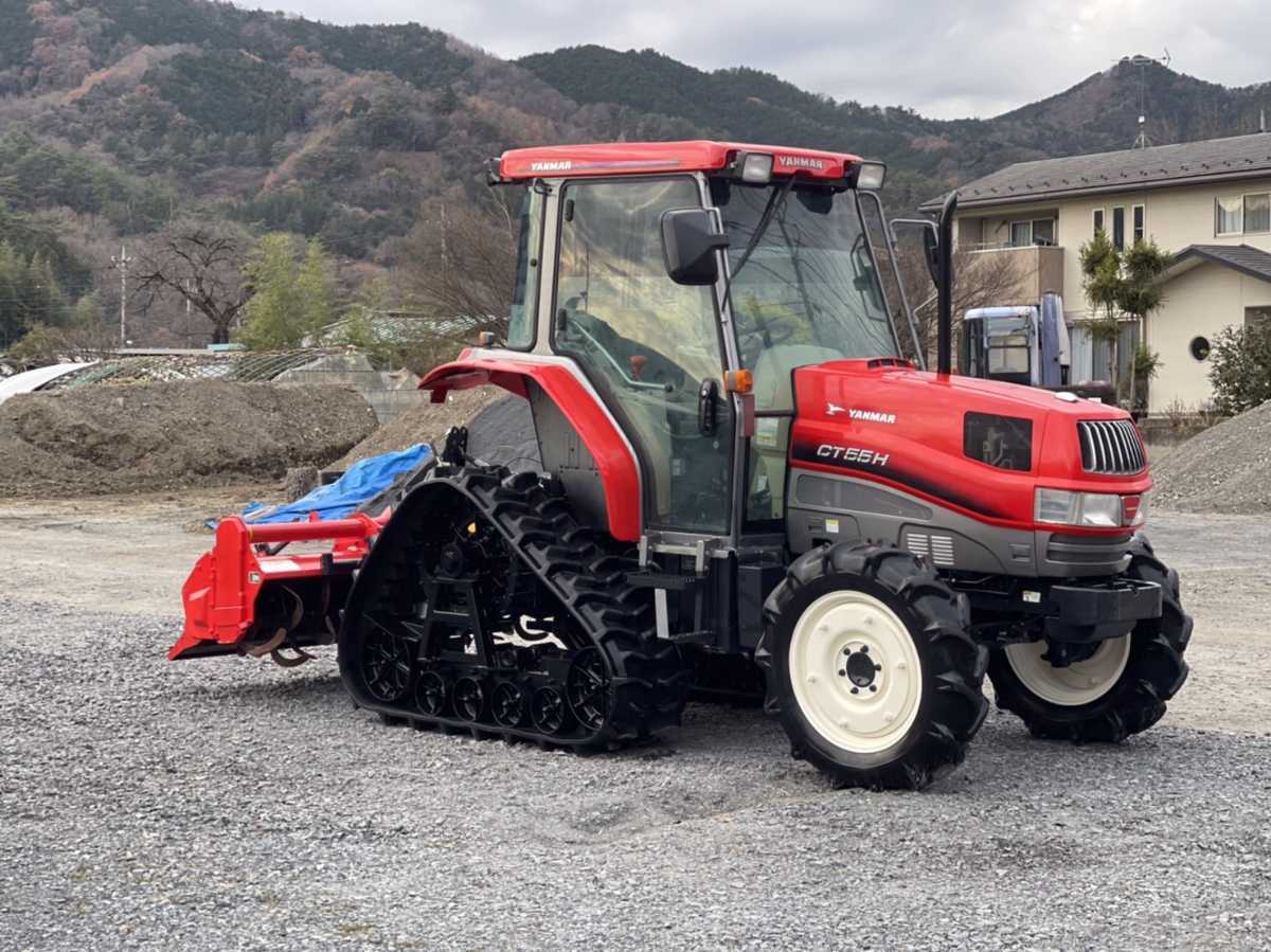【目立った傷や汚れなし】ヤンマートラクター CT55H 55馬力 667h エアコンキャビン セミクロ ニプロロータリーSX2008 四駆 ...