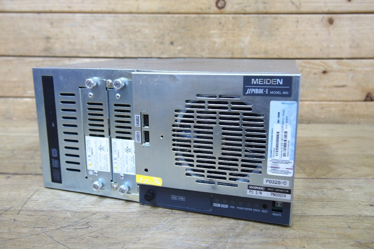 【傷や汚れあり】☆【1F1215-8】 MEIDEN 名電 μPIBOC-I MODEL950 ミューピボック 産業用コントローラー ...