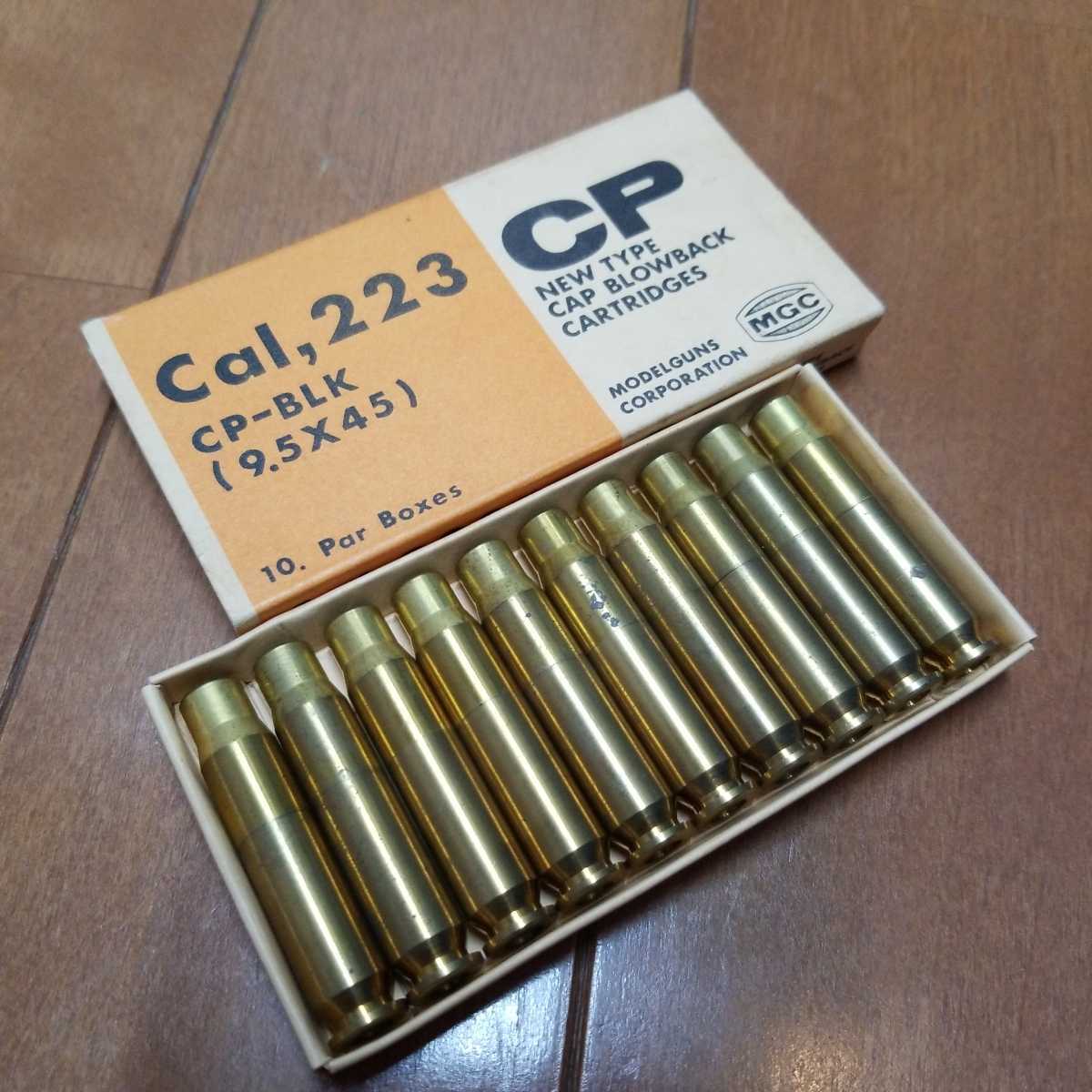 【目立った傷や汚れなし】MGC M16・M4A1モデルガン用CAL,223 CP-BLK(9.5×45)・ニュータイプキャップブローバックカートリッジ10発 の落札情報詳細| ヤフオク落札価格 ...