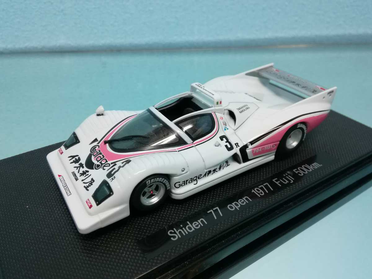 【未使用】＜絶版・未使用＞EBBRO エブロ 1/43 Shiden 77 Open 1977 Fuji 500km 紫電 伊太利屋 富士の ...