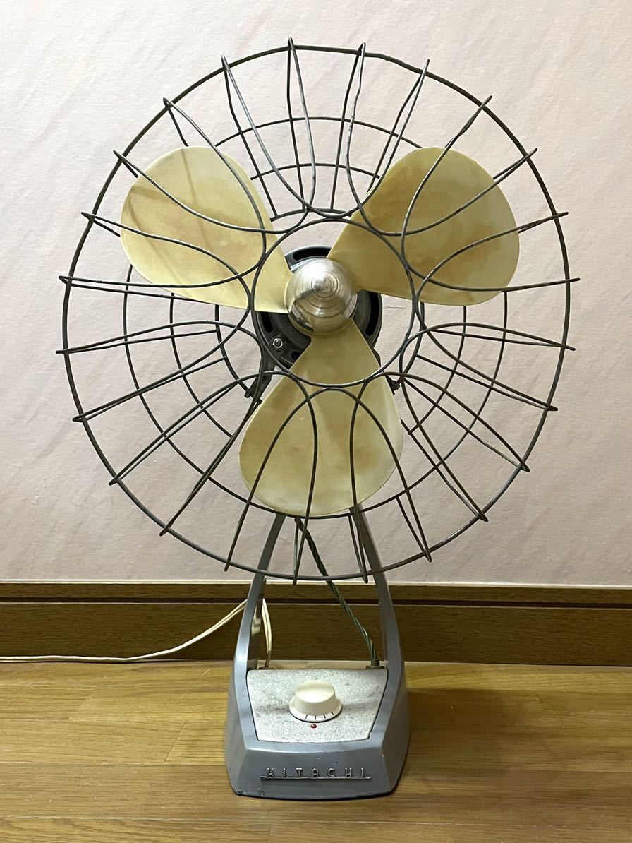 【傷や汚れあり】アンティーク扇風機 昭和レトロ家電 HITACHI Desk Fan 小型扇風機 日立製作所 の落札情報詳細| ヤフオク落札 ...