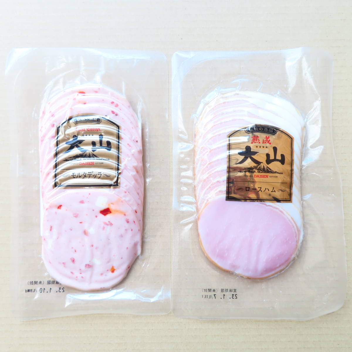 【未使用】大山春雪さぶーる 大山ハム 熟成ロースハム スライス 144g モルタデッラ リオナソーセージ 129gの落札情報詳細 - ヤフオク落札価格検索 オークフリー