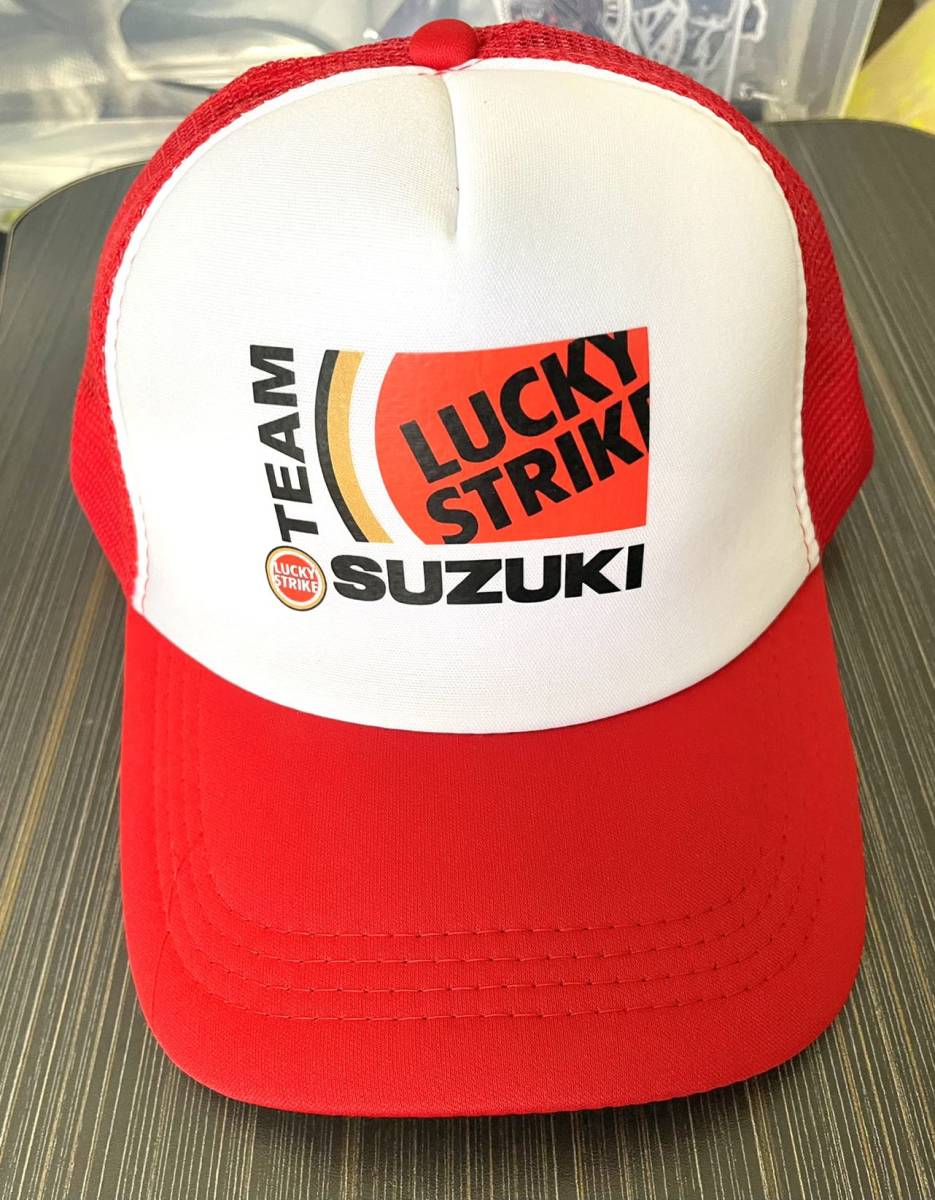 【未使用】★アウトレットセール★新品 SUZUKI TEAM LUCKY STRIKE MotoGP CAP キャップ 帽子 MotoGP ...