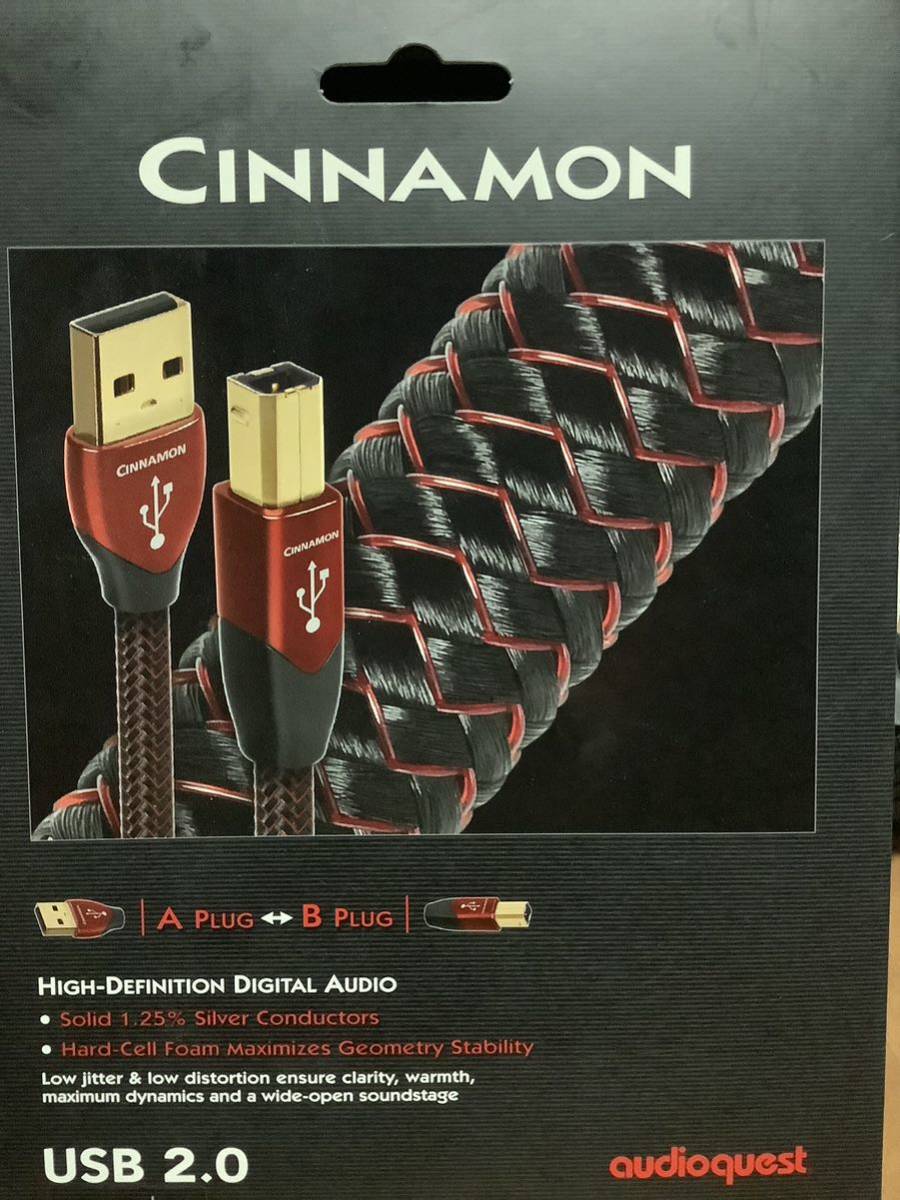 【未使用に近い】高性能USBケーブル オーディオクエスト CINNAMON USB2.0の落札情報詳細 - ヤフオク落札価格検索 オークフリー