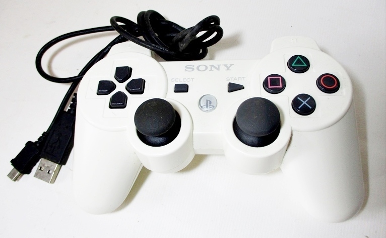 【目立った傷や汚れなし】★ PS3 ★ デュアルショック3 USBケーブル付き CECHZC2J レトロホワイト 純正 SONYの落札情報詳細 - ヤフオク落札価格検索 オークフリー