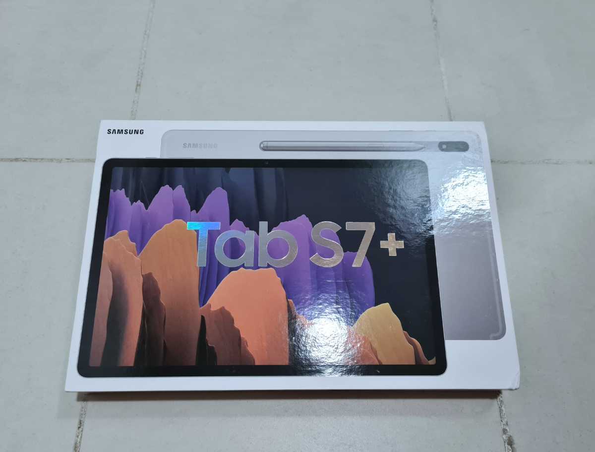 【未使用】新品 未使用 Samsung Galaxy Tab S7+ Plus 256GB サムスン ギャラクシー タブ S7+ プラス SM-T970NZSEXAR Tablet タブレット ...
