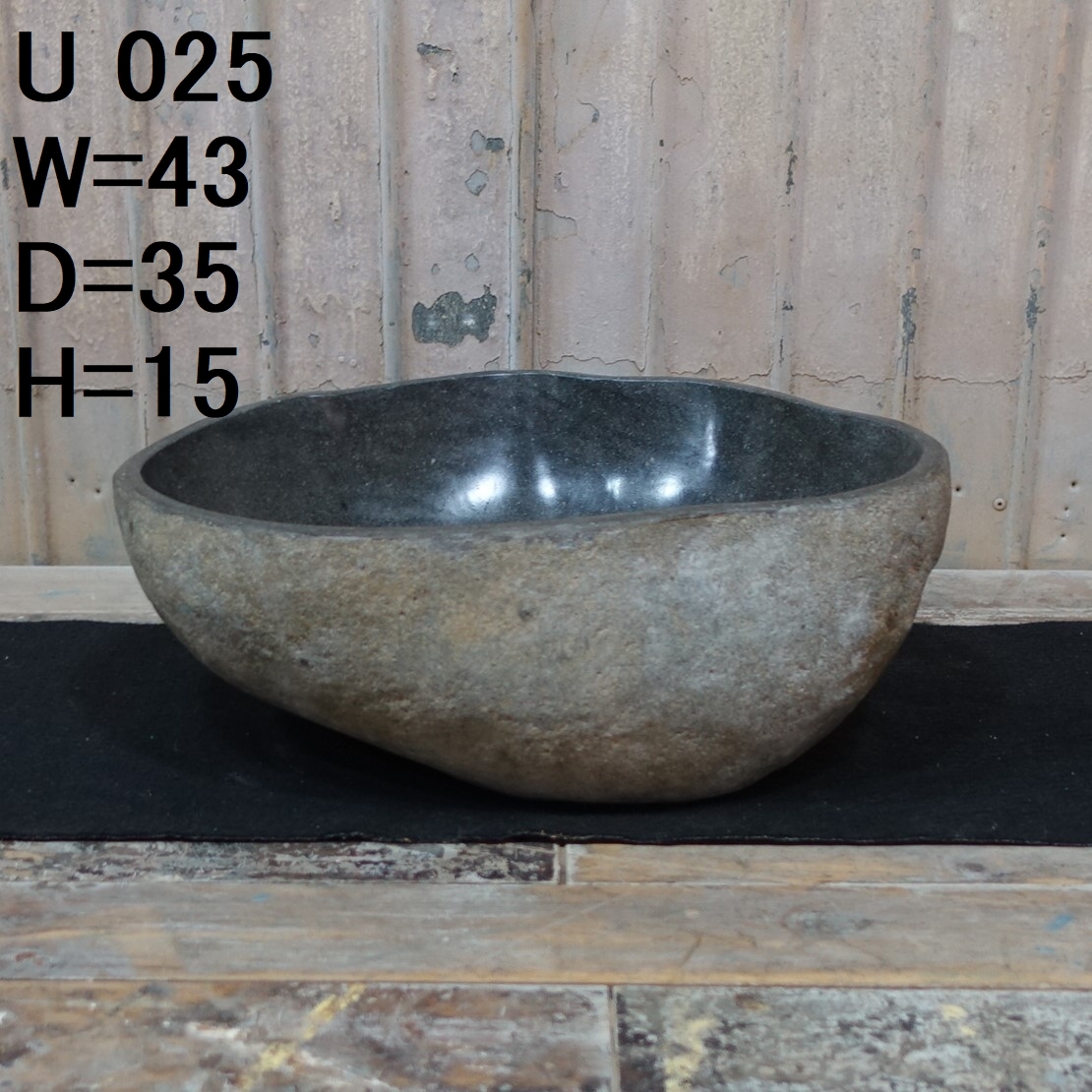 【未使用】U-025≡ W43×D35×H15♪天然石の手洗いボール 手洗い鉢 洗面ボウル 手洗器 店舗什器 エクステリア ガーデニング シンク 石 qtq の落札情報詳細| ヤフオク落札価格 ...