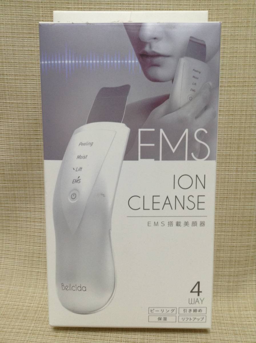 【目立った傷や汚れなし】EMSイオンクレンズ 4WAY EMS搭載美顔器 【Bellcida/べルシーダ】 ピーリング,引き締め,保湿,リフトアップ エステのフルコースをおうちで。の落札情報 ...