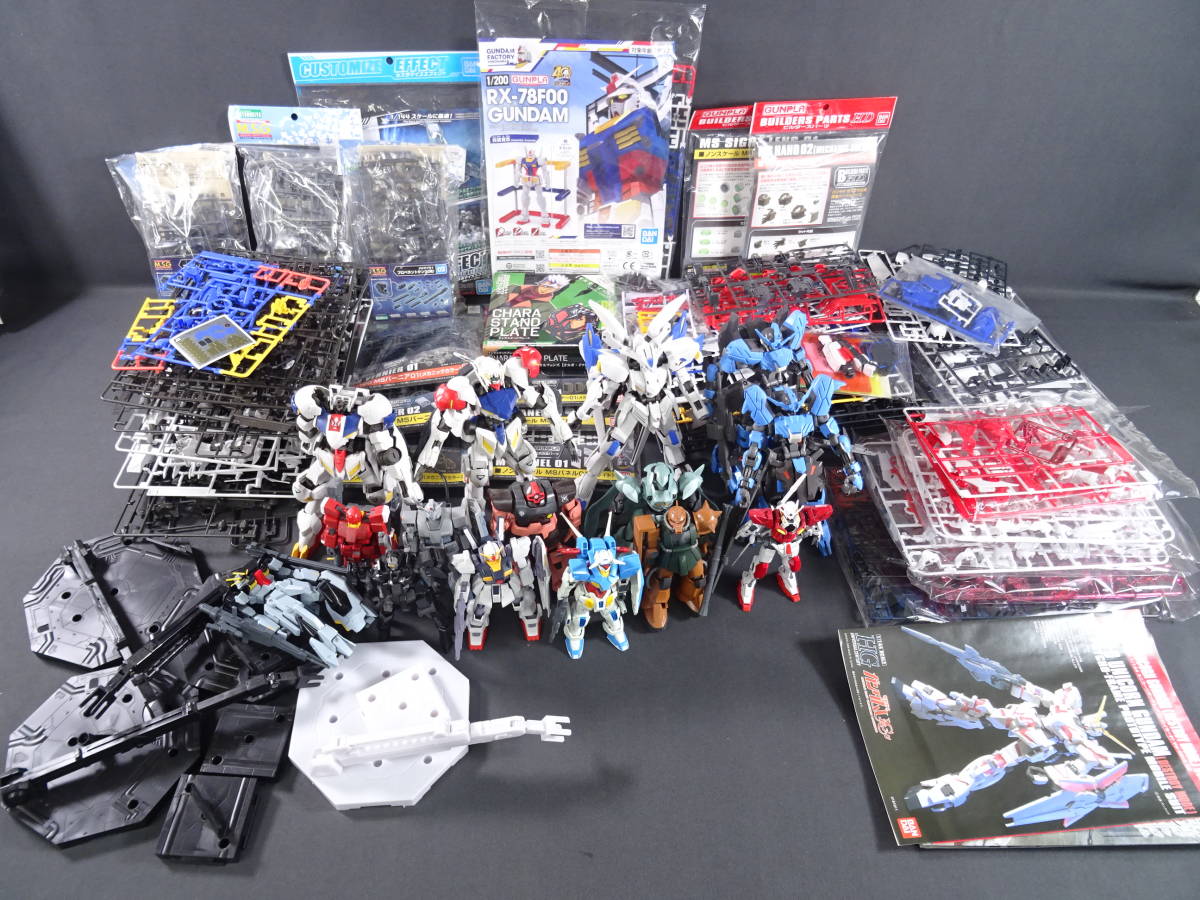 【全体的に状態が悪い】12/S778★ジャンクガンプラまとめセット★HG MG フルメカニクス★ユニコーンガンダム Ver.NIKE SB G ...