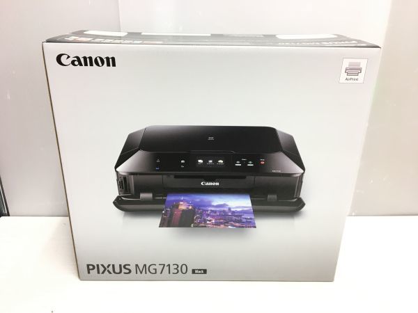 【未使用】C333【 1円スタート 】 未使用 プリンター Canon キャノン PIXUS MG7130 無線 WiFi 6色ハイブリッド ...