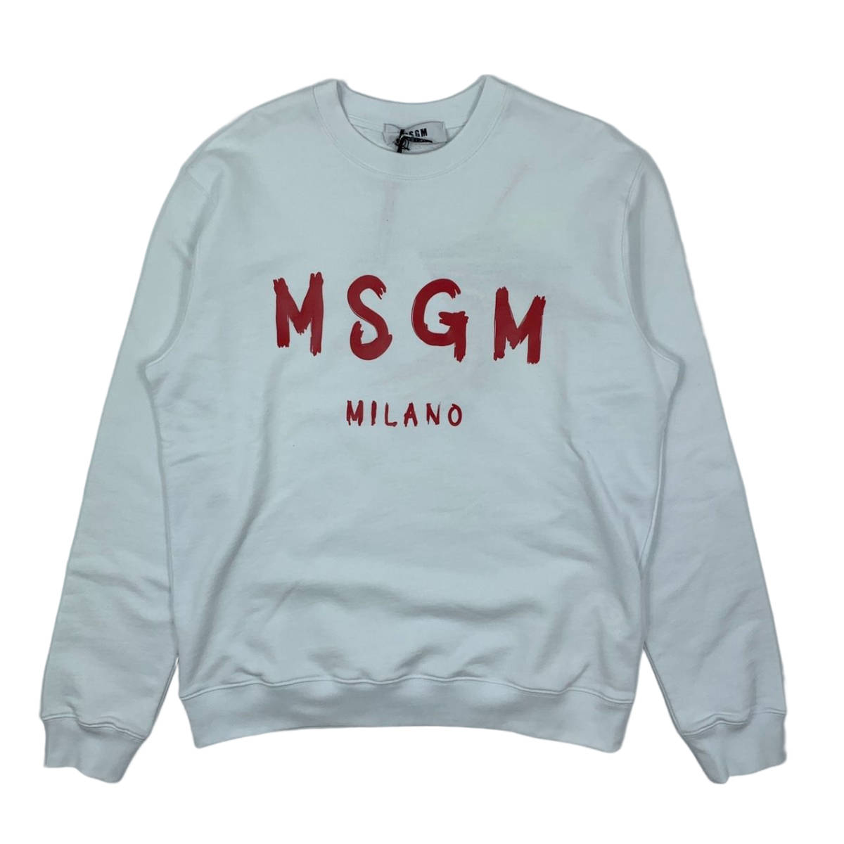 【未使用】新品★2022年秋冬新作★MSGM エムエスジーエム★定番ロゴスウェット★ホワイト/白/Lサイズ★メンズ スウェット の落札情報詳細| ヤフオク落札価格情報 オークフリー