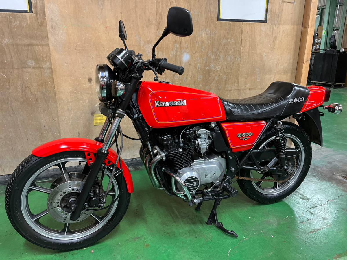 【やや傷や汚れあり】Z500FX エンジンと車体の状態最高に良いです!! 超オススメの希少車両です!! カワサキ KAWASAKI Z400FX Z550FX Z750FX Z1000MK2 ...