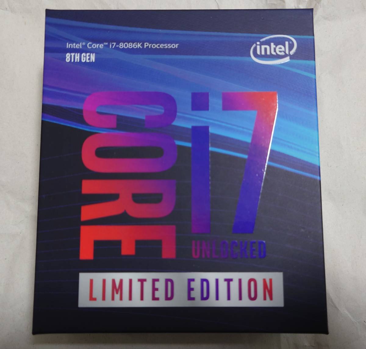 【やや傷や汚れあり】【即日発送】Core i7 8086K Intel 40周年記念版CPU 5GHzまで昇圧された最速6コアプロセッサ 限定生産モデルの落札情報詳細 - ヤフオク落札価格検索 ...