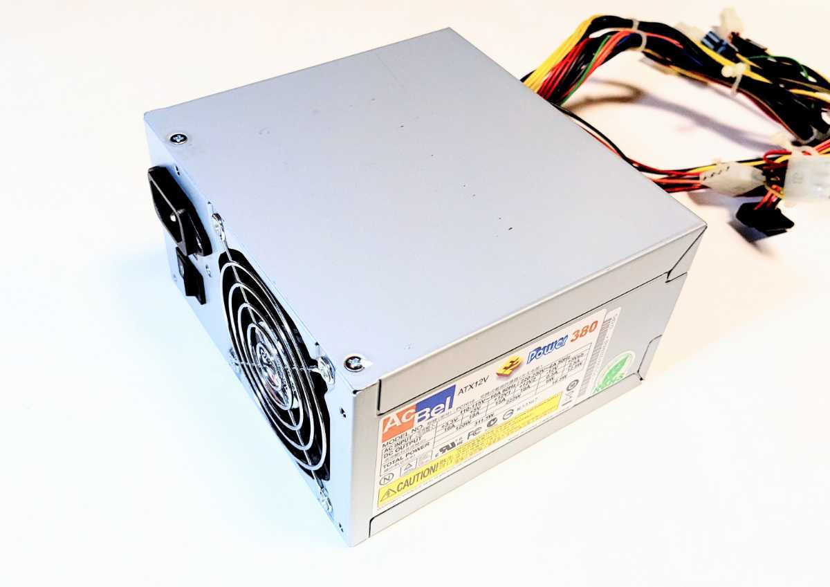 【傷や汚れあり】動作品・電圧安定★AcBel E2Power「PC7019」 380W ATX電源ユニット PC電源の落札情報詳細 ...