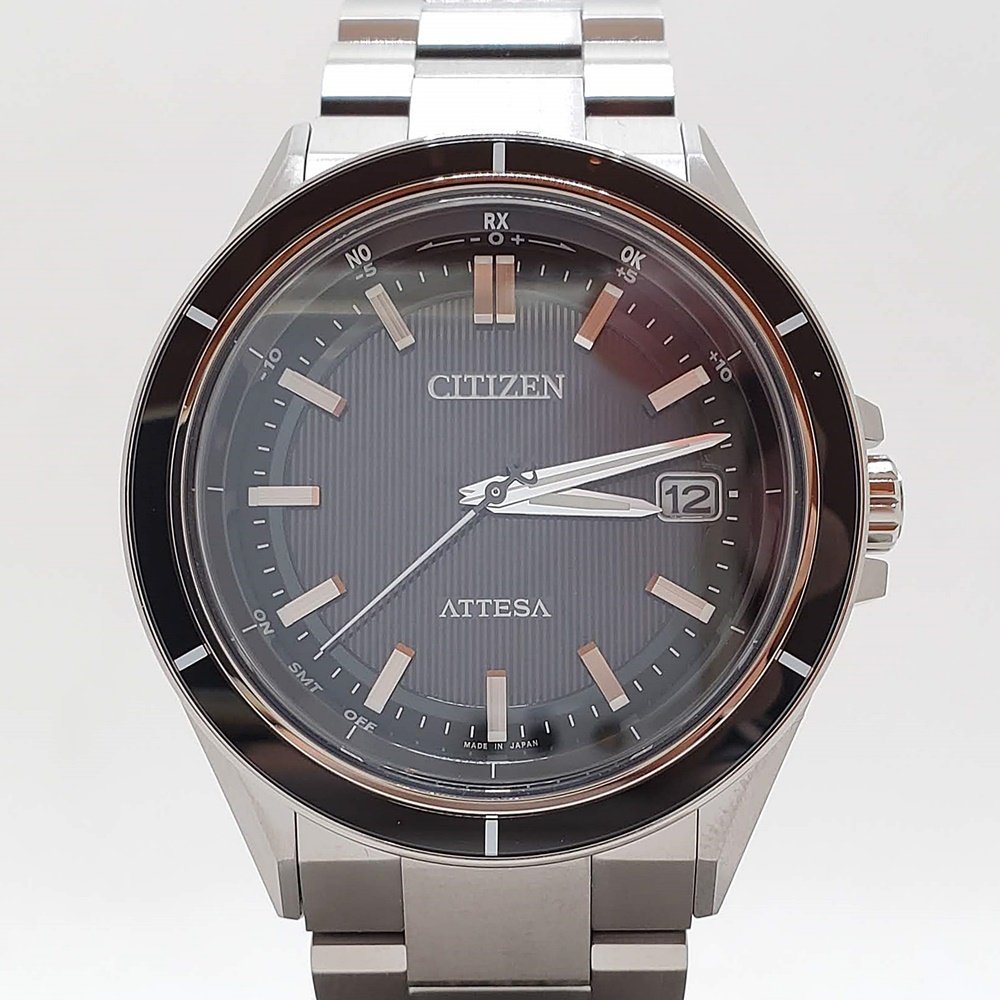 【未使用に近い】TO1 シチズン CITIZEN ATTESA アテッサ ACT Line CB3030-76E チタン サファイアベゼル ...