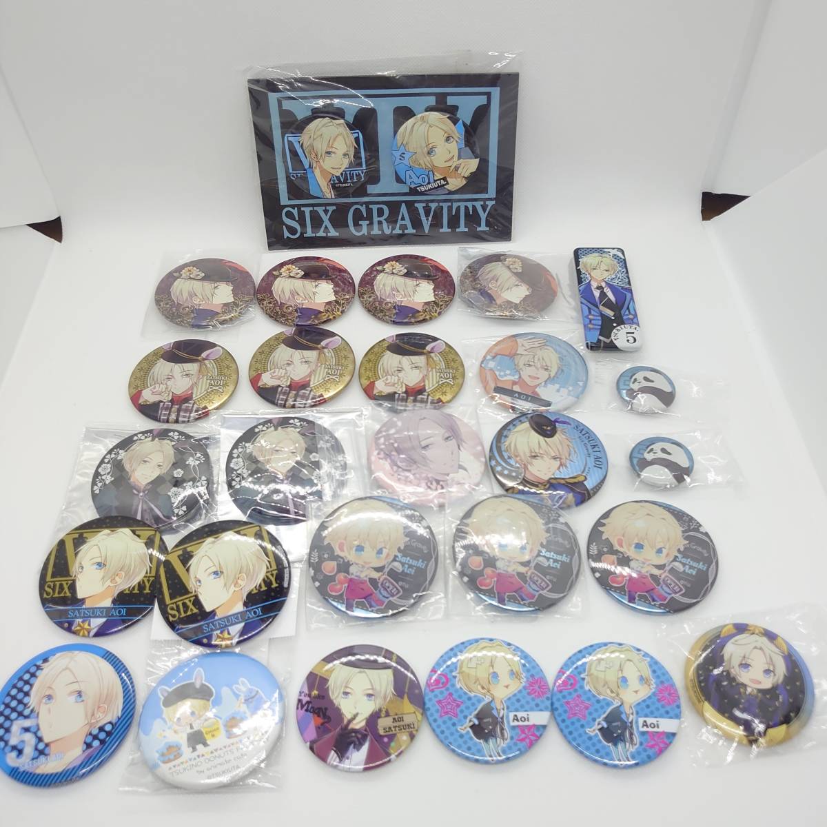 【傷や汚れあり】ツキウタ/ツキプロ Six Gravity/シックスグラビティー 皐月葵 缶バッジ 27点まとめセットの落札情報詳細 - ヤフオク落札価格検索 オークフリー