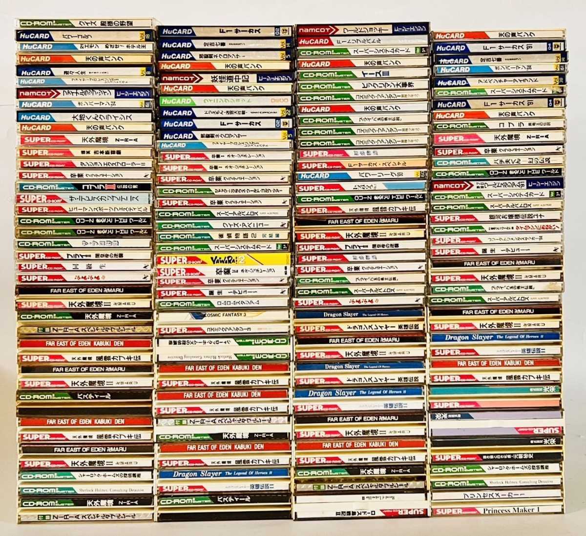 【全体的に状態が悪い】PCエンジン ソフト まとめて 144本 まとめ 大量 SUPER CD-ROM HuCARD CD-ROM2の落札情報 ...
