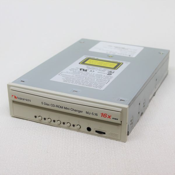 【傷や汚れあり】011L 動作未確認 ジャンク ナカミチ Nakamichi 5 Disc CD-ROM Mini Changer 16倍速5 ...