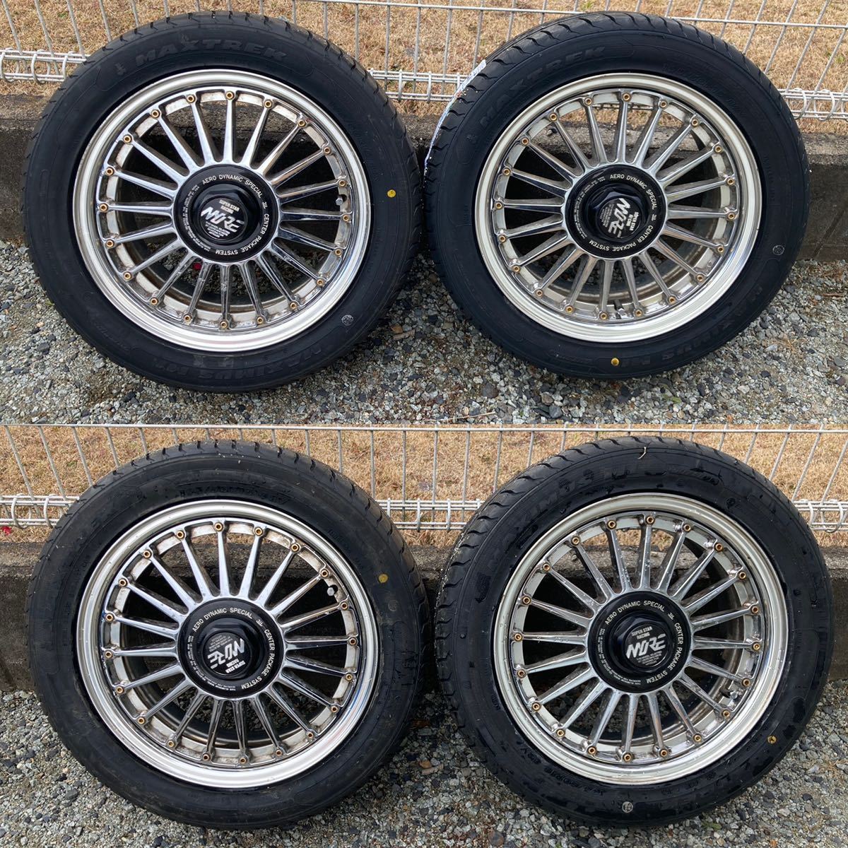 【傷や汚れあり】売り切り 当時物 WORK EWING ワーク ホイール 16×7.0JJ PCD 114.3 5穴 4本の落札情報詳細 ...