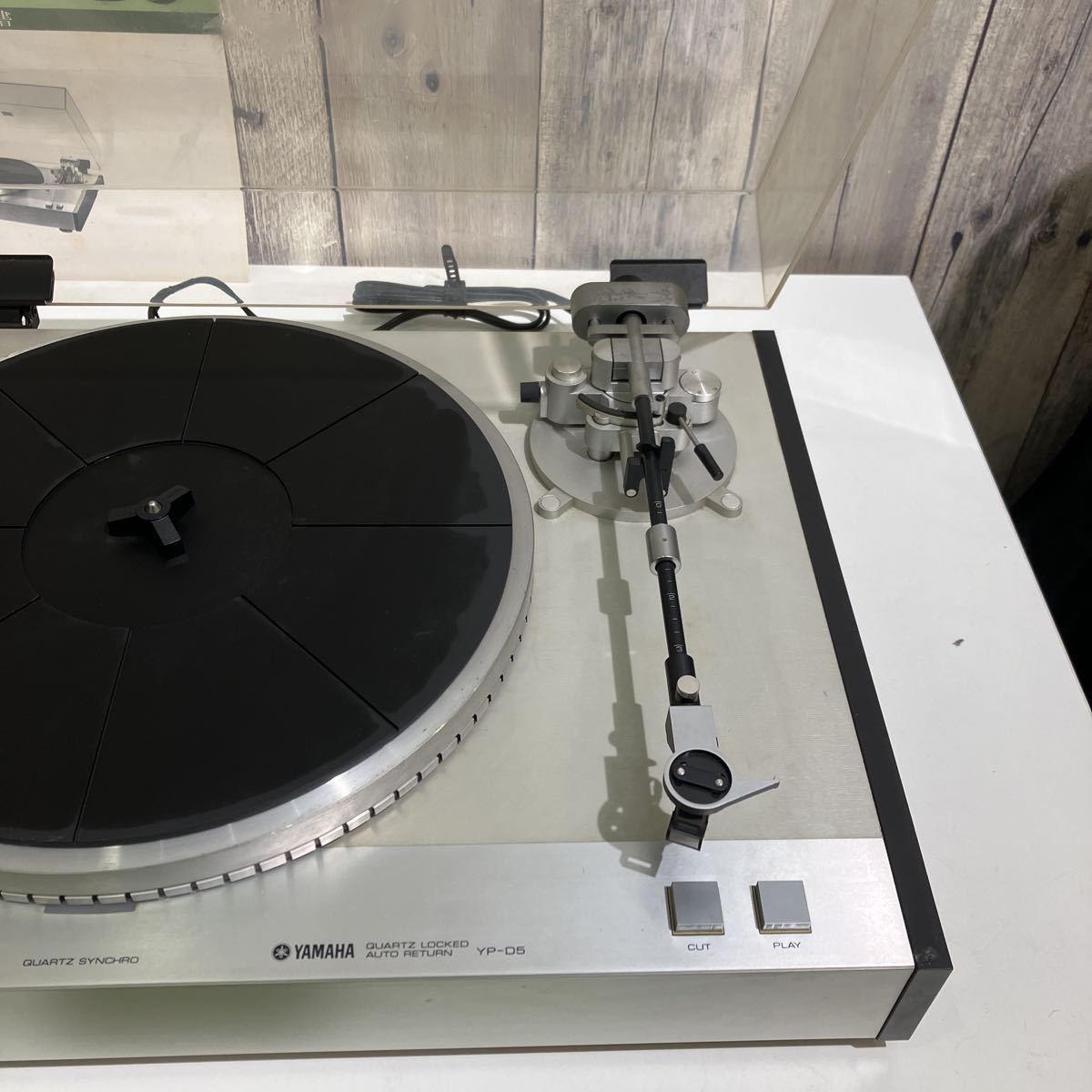 【傷や汚れあり】YAMAHA QUARTZ LOCKED AUTO RETURN YP-D5 カートリッジ YAMAHA MC-703 可動品 ...