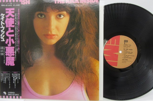 【やや傷や汚れあり】【帯付】kate Bush ケイト・ブッシュ 「the Kick Inside 天使と小悪魔 」lp(12インチ) Emi